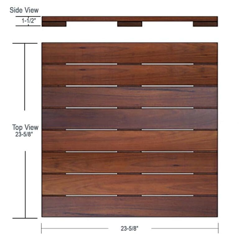 SkyWalk Ipe Deck Tiles (Sample) - SkyDeck USA